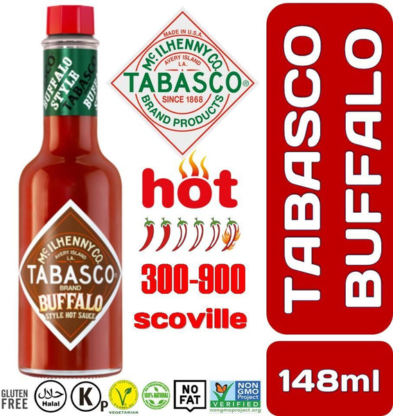 Соус TAБАСКО БАФФАЛО 150мл Tabasco Buffalo Style Hot Sauce Mc.Ilhenny ...