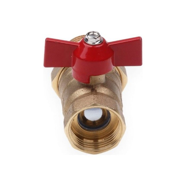 Кран шаровой AQUALINK, PN 50, внутренняя/наружная резьба 3/4", сгон ...