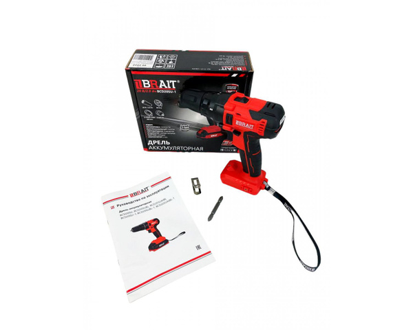 Дрель-шуруповерт BRAIT BCD20SU, От аккумулятора - купить по низкой цене в интернет-магазине OZON ...