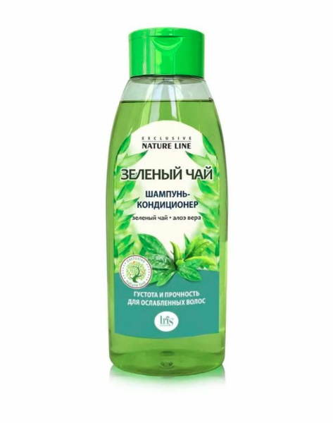 IRIS Exclusive Nature Line Шампунь-кондиционер Зеленый чай, 500 мл ...