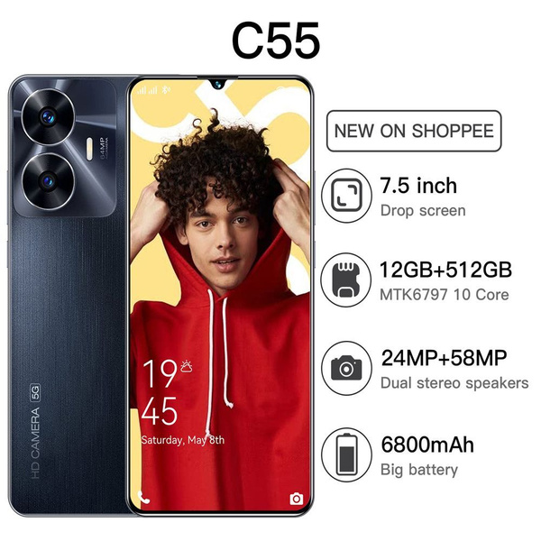 Смартфон MAIMEITE 2023 Новый 5G - C55 разблокирует два SIM - телефона по всему миру - купить по ...