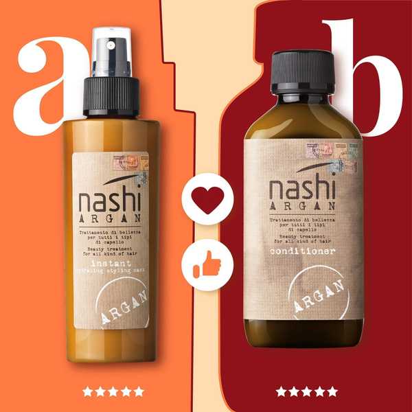 Nashi Argan Шампунь + Увлажняющий спрей для укладки волос - купить с ...