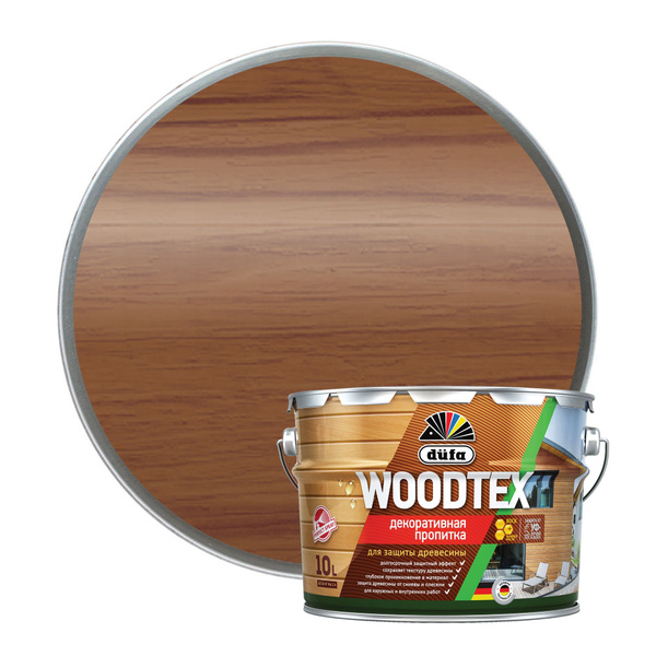 Пропитка декоративная для защиты древесины алкидная Dufa WOODTEX ...