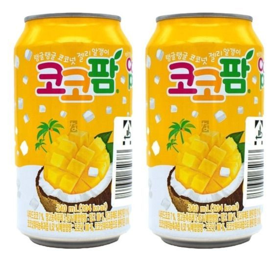 Газированный Напиток HAITAI COCO Palm Mango 2шт по 340 мл - купить с доставкой по выгодным ценам ...