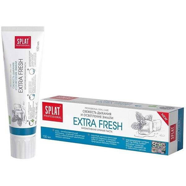 Зубная паста SPLAT Professional Экстра фреш 100мл - купить с доставкой ...