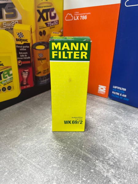 Топливный фильтр MANN FILTER WK69/2 для Audi, Skoda - купить по выгодным ценам в интернет ...