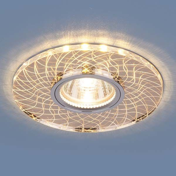 Точечный светодиодный светильник 8091 MR16 SL/CH зеркальный/золотой ...