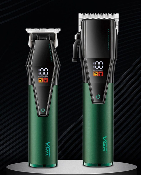 Машинка для стрижки VGR BOV V0677_8, темно-зеленый - купить по выгодным ценам в интернет ...