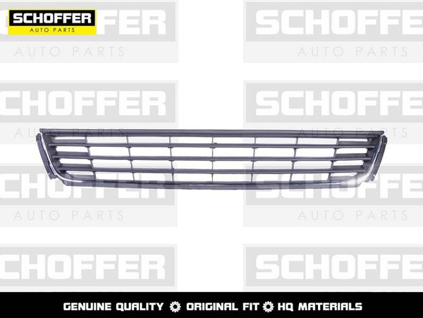 Решетка в бампер хром для Volkswagen Polo sedan/Фольксваген Поло седан ...