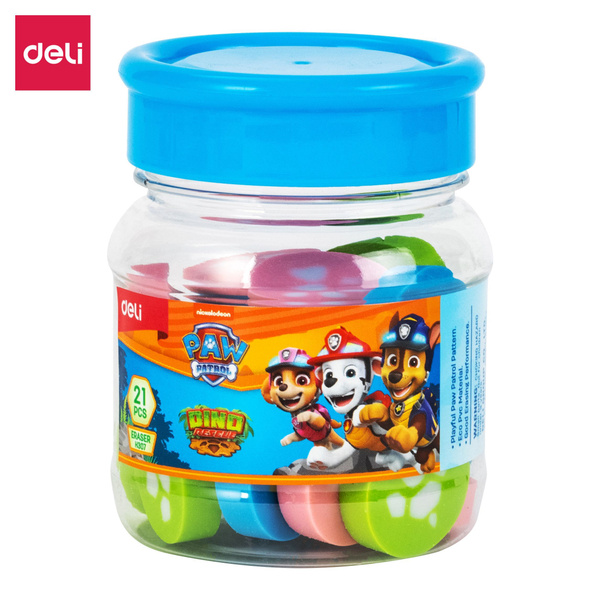 Набор ластиков 21 шт. Deli Paw Patrol EH307, ассорти - купить с доставкой по выгодным ценам в ...