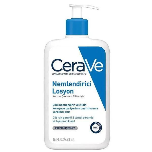 CeraVe Увлажняющий лосьон для сухой и очень сухой кожи лица и тела, 473 ...