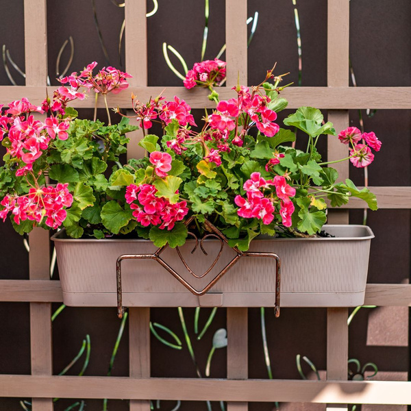 Подставка для цветов балконная на террасу крепление для цветочных ящиков 51-024 HiTSAD купить на ...