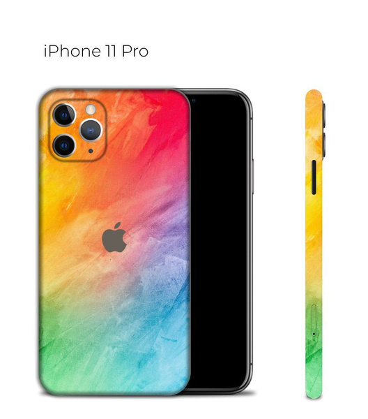 Защитная пленка на Айфон 11 Pro с защитой краёв / Виниловая наклейка на ...