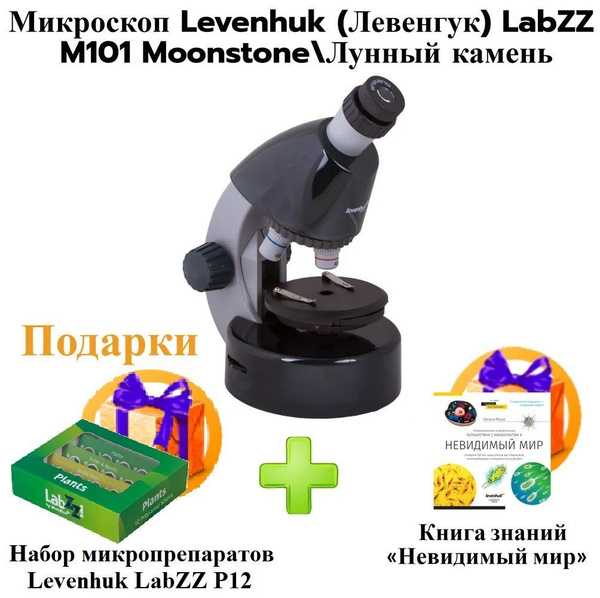 Микроскоп Levenhuk LabZZ M101, Лунный камень - купить с доставкой по ...