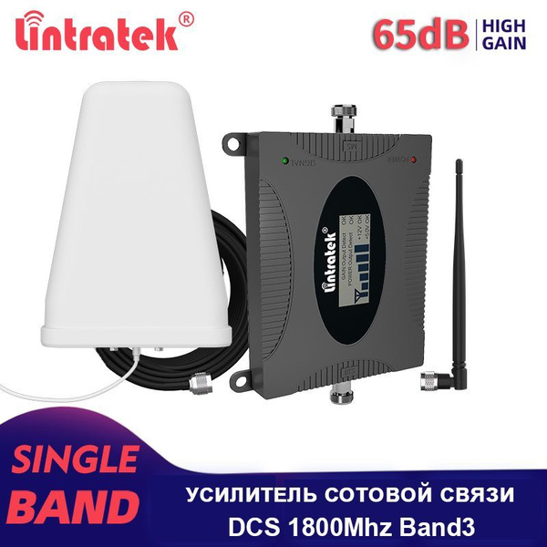 Lintratek 4G усилитель сотовой сети ретранслятор 1800 МГц мобильный ...