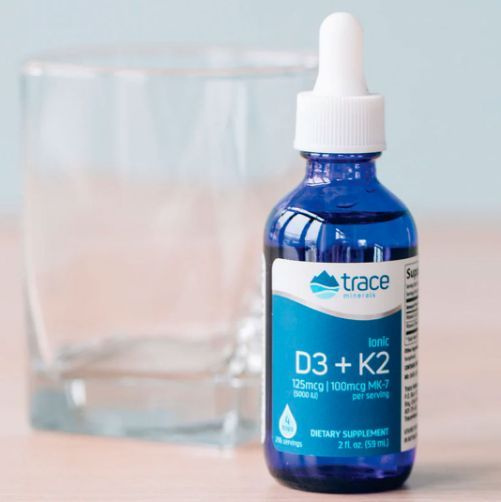 Витамин Д3+К2, Trace minerals, 5000 ME - купить с доставкой по выгодным ...