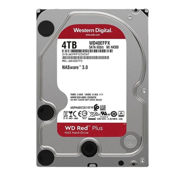 4 ТБ Внутренний жесткий диск Western Digital Red IntelliPower 3.5 ...