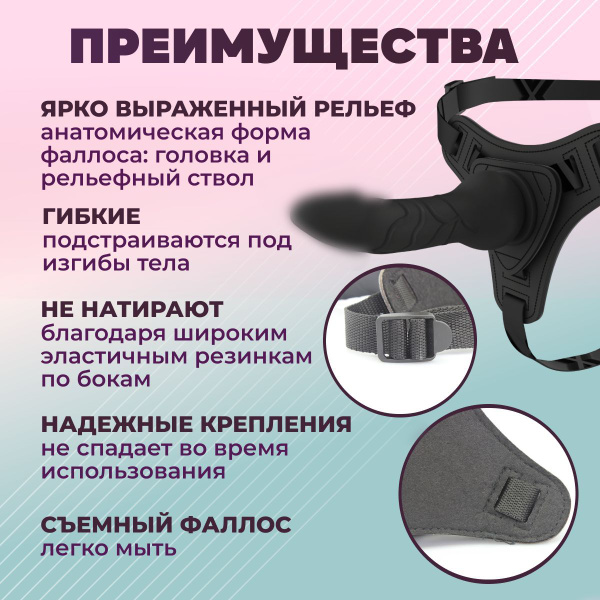 Страпон для анального секса с поясом и дилдо на ремнях для мужчин и женщин SHELEVAR игрушка для ...