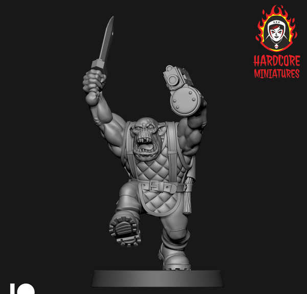 Миниатюра "Орк" / Warhammer 40000 / 32 мм - купить с доставкой по ...