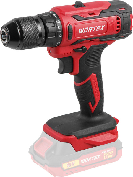 Дрель-шуруповерт WORTEX BD 1820-1 Li ALL1 SOLO (0329360), От аккумулятора - купить по низкой ...