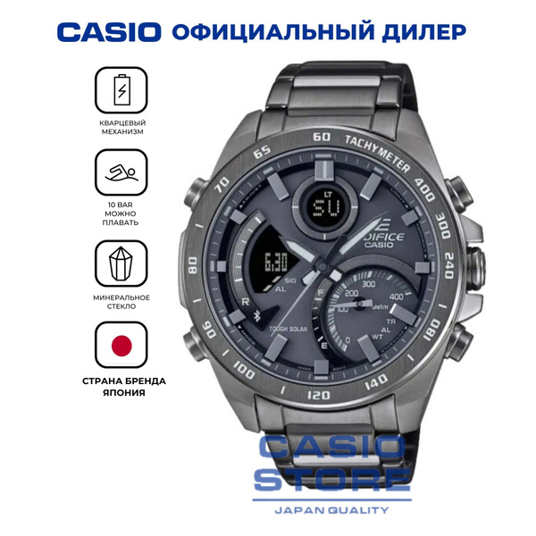 Японские мужские часы Casio Edifice ECB-900MDC-1A с Bluetooth (блютуз ...