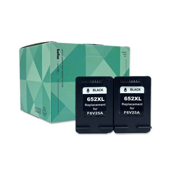 Расходник для печати befon HP652, Черный (black), для струйного ...