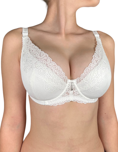 Бюстгальтер Женский VE.NU.S на косточках, размер 80C белый Полиамид, Эластан Повседневный Китай ...