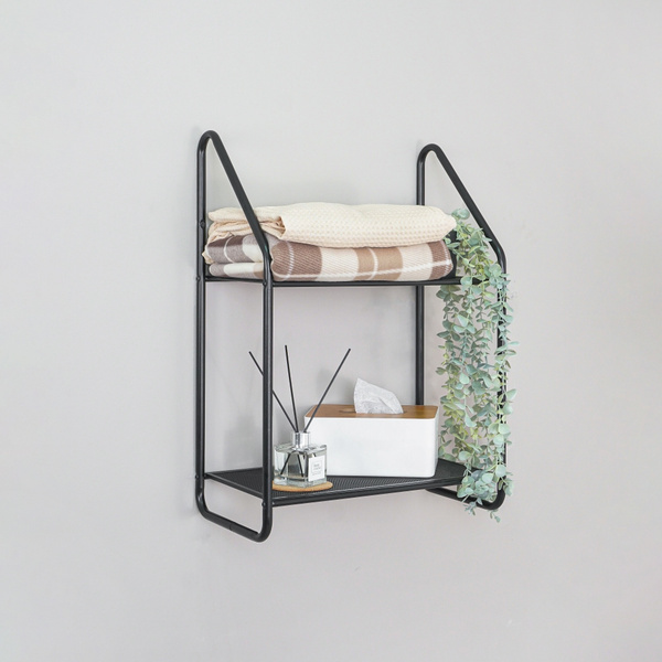 Этажерка настенная ЗМИ Барселона 12, полка металлическая, черная ...