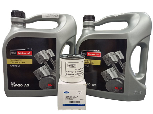 Масло моторное Ford 5W-30 Синтетическое 10 л 2128722, 15cf54 купить c ...
