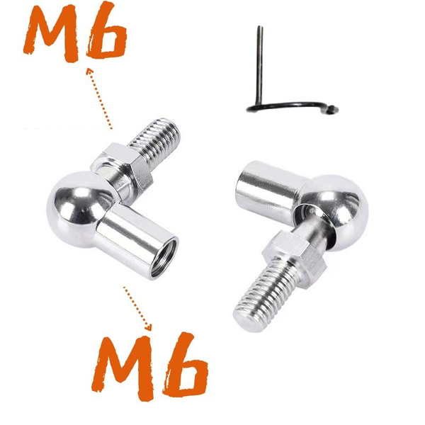 M6/M8 10 мм внутренняя резьба газовой пружинной стойки подъемного подшипника болт с шаровой ...