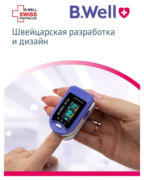 Пульсоксиметр B.Well MED-320 синий купить на OZON по низкой цене ...