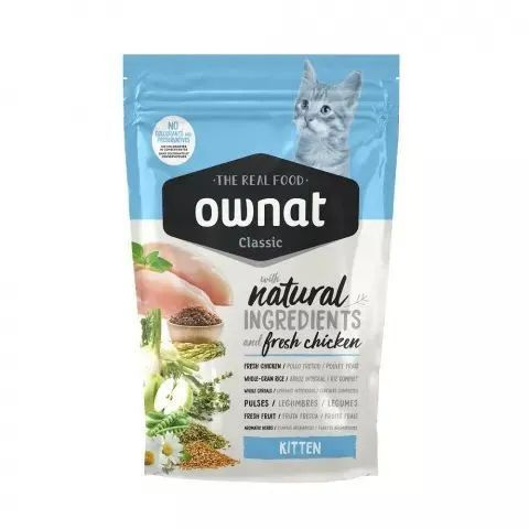 Ownat Kitten Classic Сухой корм для котят, с курицей, 400 гр. - купить ...