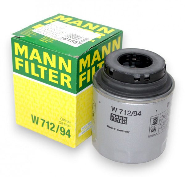 Фильтр масляный MANN FILTER W712/94 - купить по выгодным ценам в ...