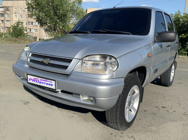 Бампер передний в цвет кузова Нива Шевроле 690 - Снежная королева ...