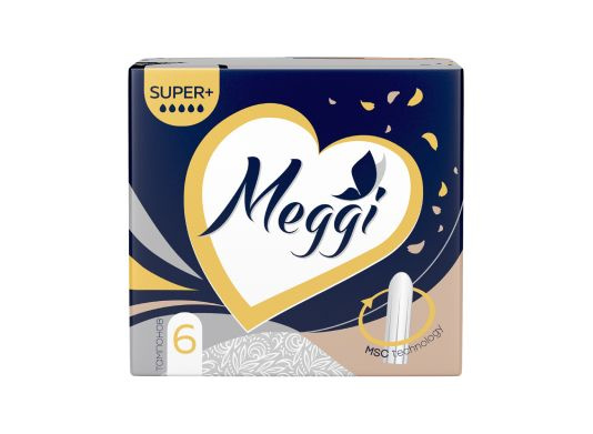 Тампоны женские гигиенические Super+ 6 штук Meggi - купить с доставкой ...