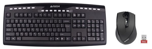 Комплект беспроводной клавиатура и мышь A4Tech 9200F купить по выгодной цене в интернет-магазине ...