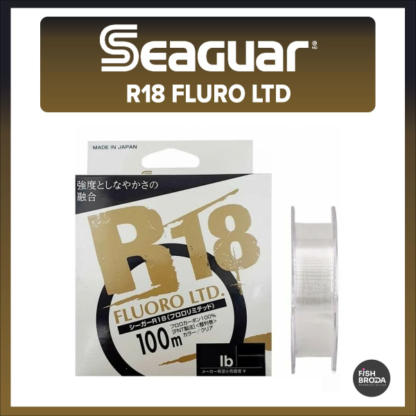 Флюорокарбоновая леска для рыбалки SEAGUAR R18 FLURO LTD, 1 шт. по 100 м купить по выгодной цене ...