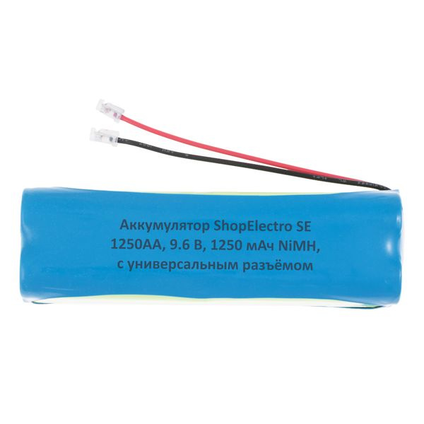 Аккумуляторная сборка ShopElectro SE1250АА, 9.6 V, 1250 mAh, NiMH, с ...