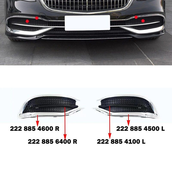 Хромированная Накладка Переднего Бампера A 2228854500 2228854600 4700 ...