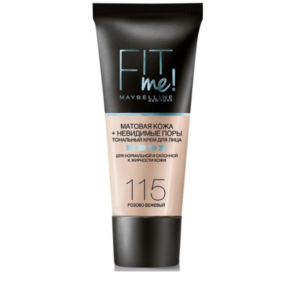Мейбелин / Maybelline - Тональный крем Fit me тон 115 Розово-бежевый 30 ...