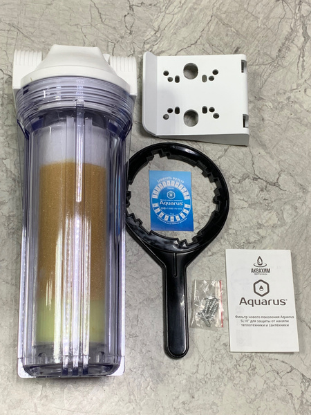 Фильтр 3/4 Aquarus (Акварус) SL10" для защиты от накипи теплотехники и ...