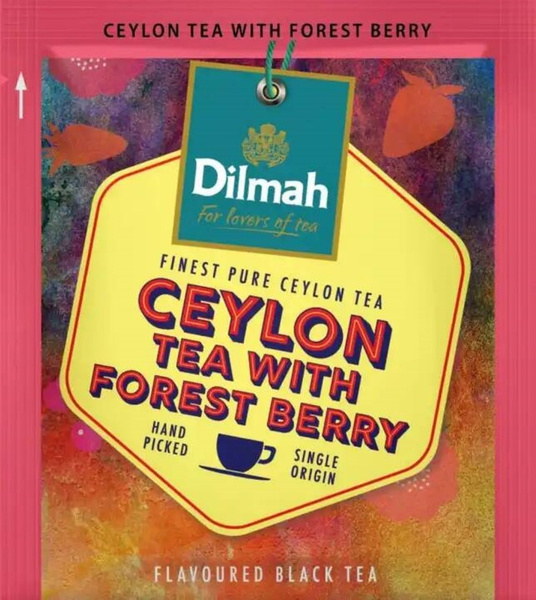 Чай черный Dilmah Ceylon Лесная ягода 100 пакетиков - купить с ...
