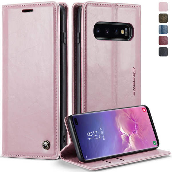 CaseMe Кожаный книжка чехол для Samsung Galaxy S10 / самсунг с10 с ...