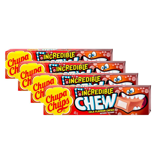 Жевательные конфеты Chupa Chups Incredible Chew Cola со вкусом колы ...