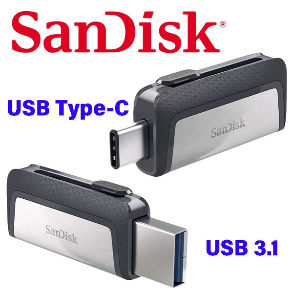 USB-флеш-накопитель SanDisk Ultra Dual Drive Type-C2 128 ГБ - купить по ...