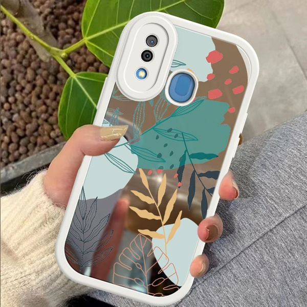 Зеркальный чехол для телефона с ручной росписью для Samsung Galaxy A30 ...