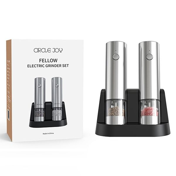 Мельницы электрические Circle Joy Fellow Electric Grinder Set CJ-EG08 2 шт. (серебро) купить на ...