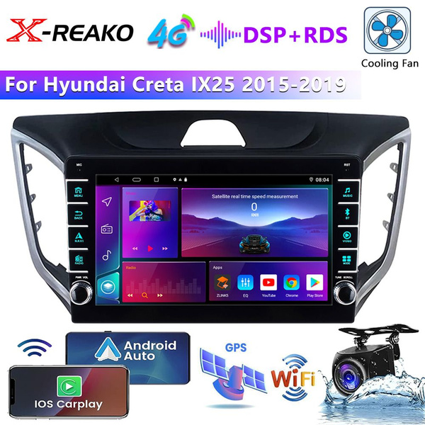 Магнитола для Хендай Крета /Creta 2016-2021 4G-SIM DSP Carplay 4+64гб ...