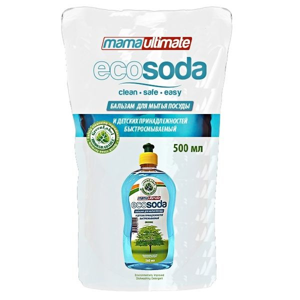 Гель для посуды Mama Ultimate 500 мл, ECOSODA - купить с доставкой по ...