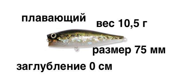 Поппер Волкер (Walker) ZENITH Z - POPPER CROSS-0,01 м купить по ...